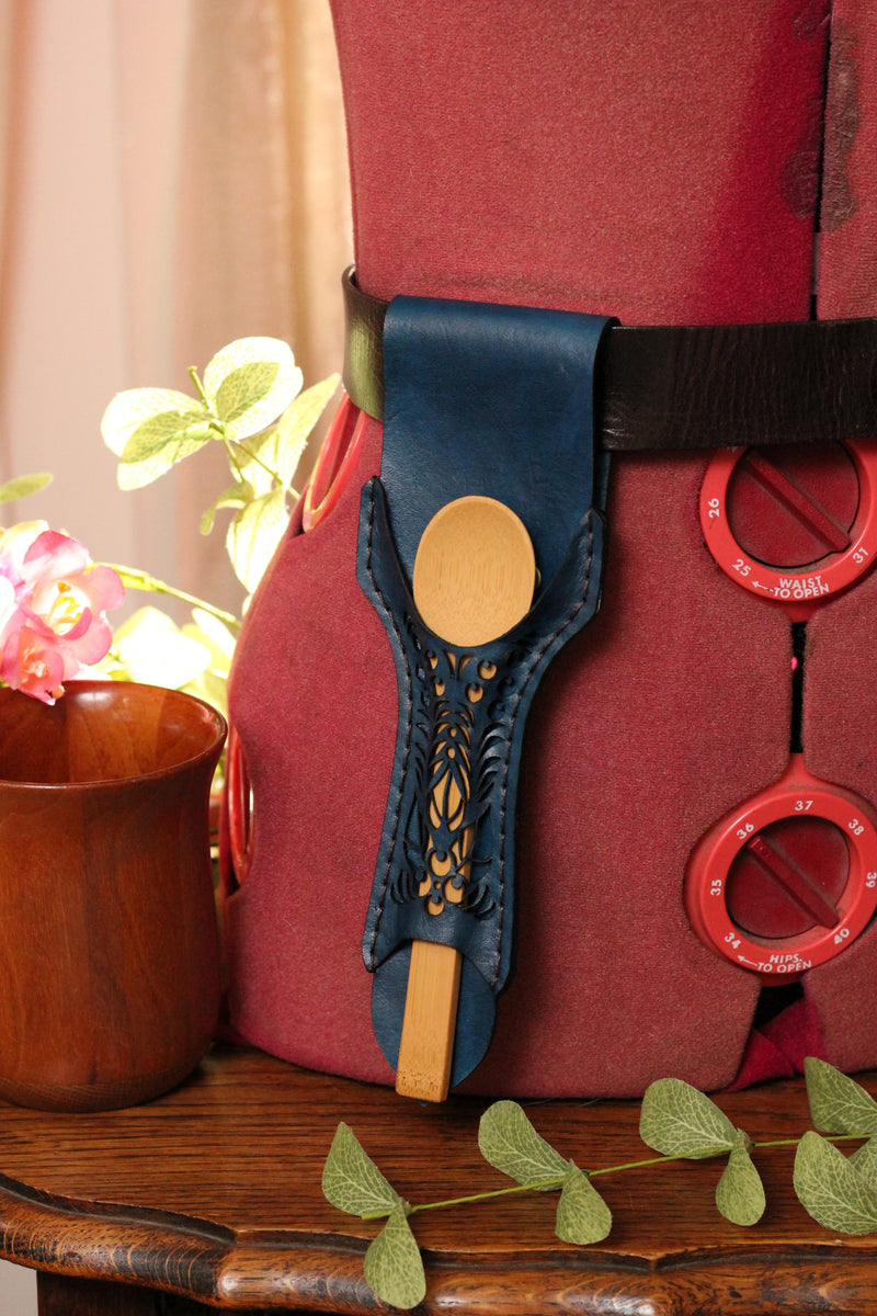 Leather Teaspoon Holster – Bleu Rose Designs